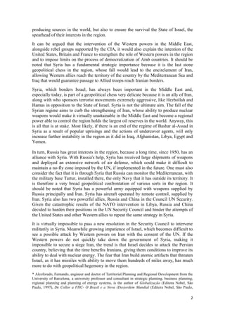 The meaning of military intervention in syria | PDF