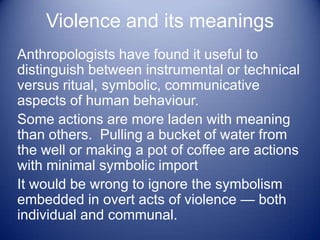 The Meaning of Violence | PPT