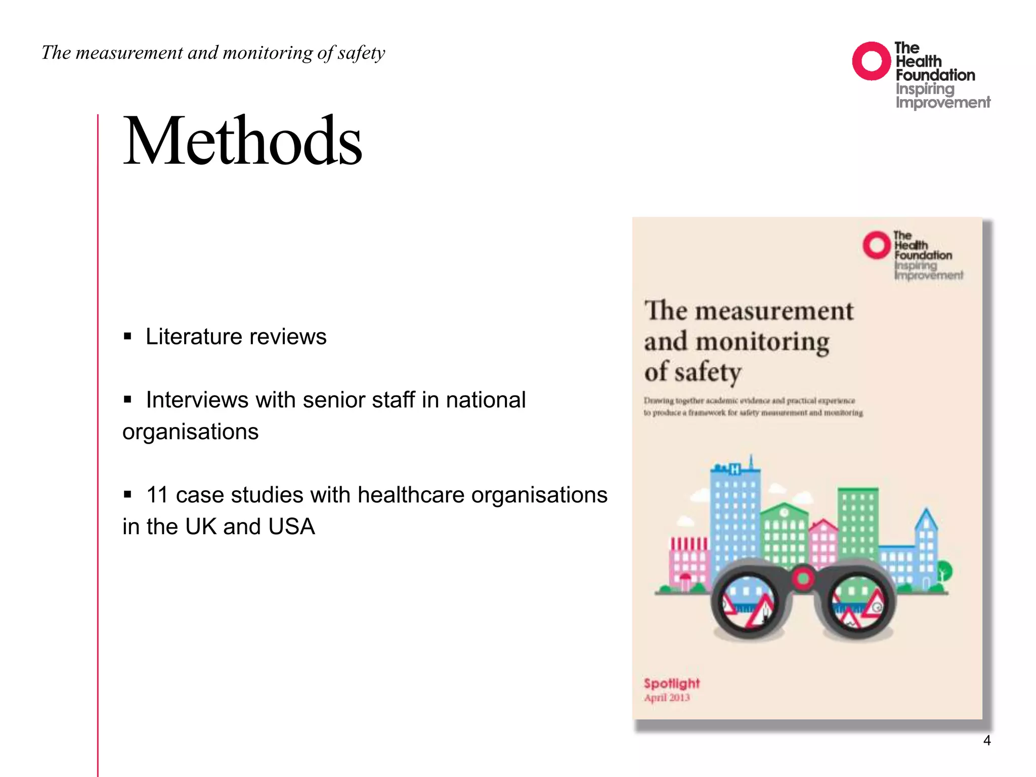 The measurement and monitoring of safety | PPTX