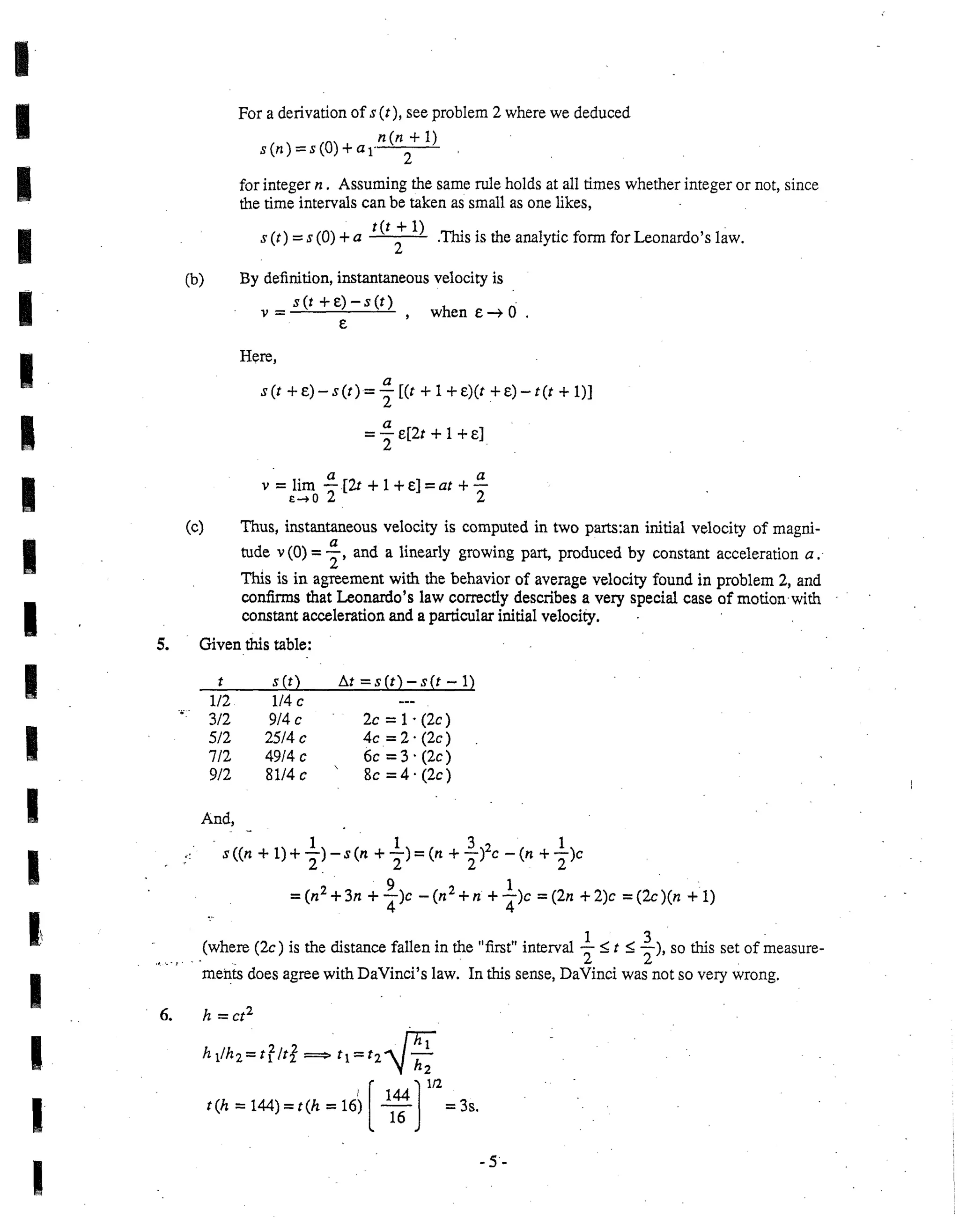 Solutions for Problems - The Mechanical Universe: Mechanics and Heat by ...