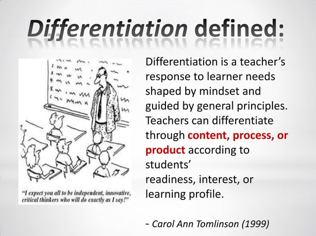 Differentiating a Lesson Plan | PPT