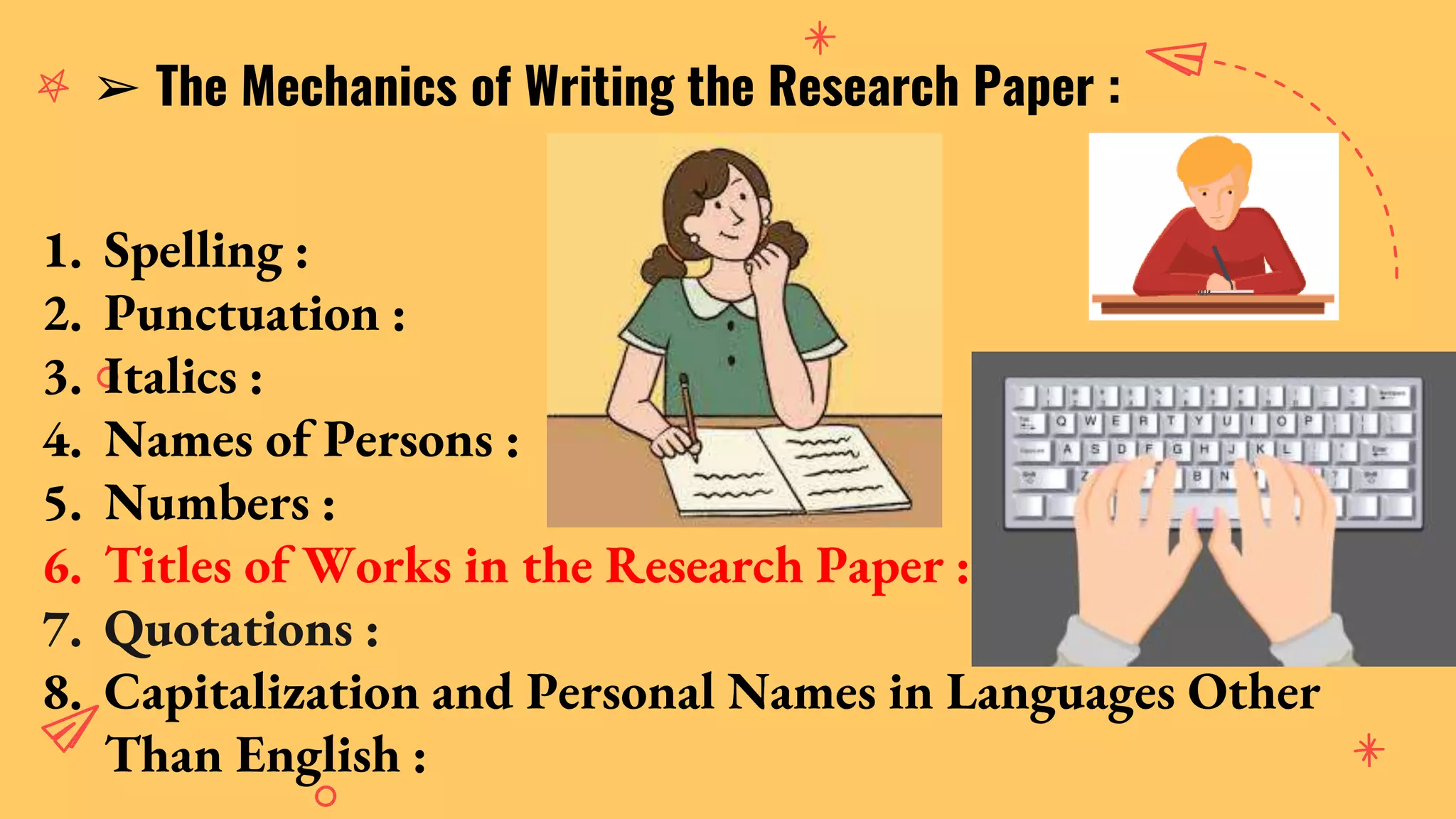 The Mechanics of Writing _ Titles of Works in the Research Paper.pptx ...
