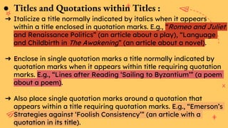 The Mechanics of Writing _ Titles of Works in the Research Paper.pptx ...