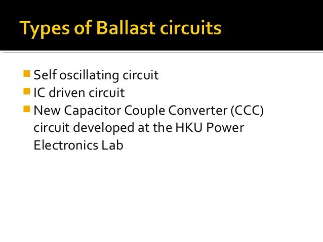 Definition Of Ballast Types Of Ballast Ballast Functions