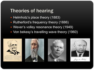 Frequency Theory Of Hearing