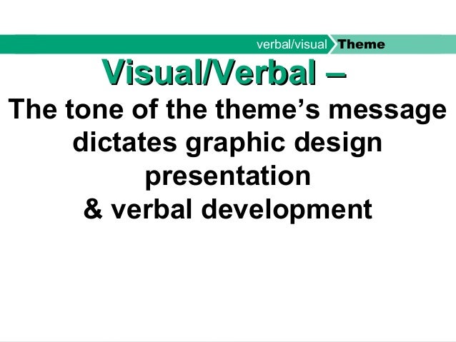 Theme day5 visual_verbal