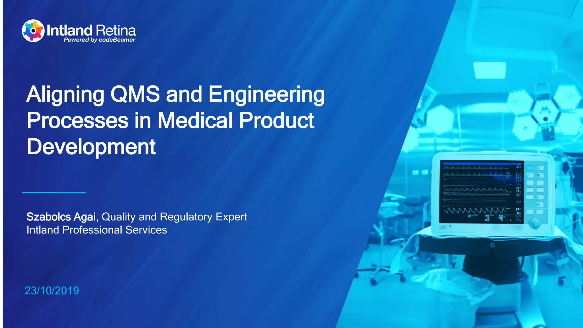 Aligning QMS and Engineering Processes in Medical Product Development | PPT