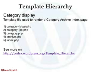 WordPress Theme Development | PPTX | Web Design and HTML | Internet