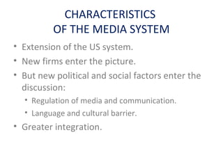 The media system goes global - a book chapter by Robert Mc Chesney | PPT