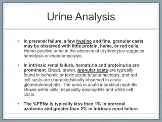 The Medical Assessment and Management of Oliguria | PPTX
