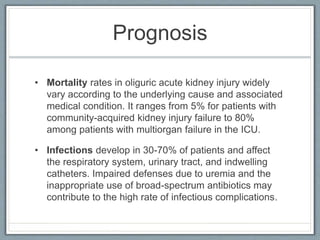 The Medical Assessment and Management of Oliguria | PPTX