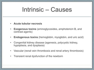 The Medical Assessment and Management of Oliguria | PPTX