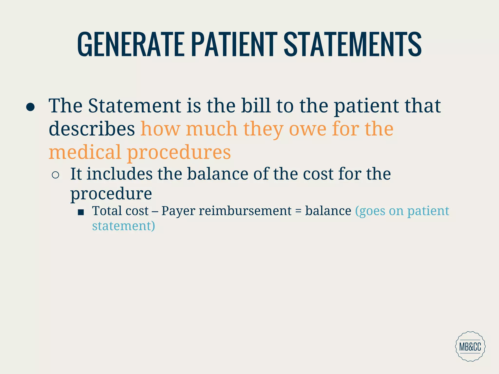 The medical billing process | PDF