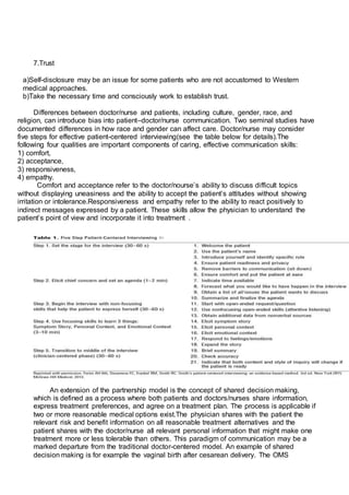 The medical interview | PDF