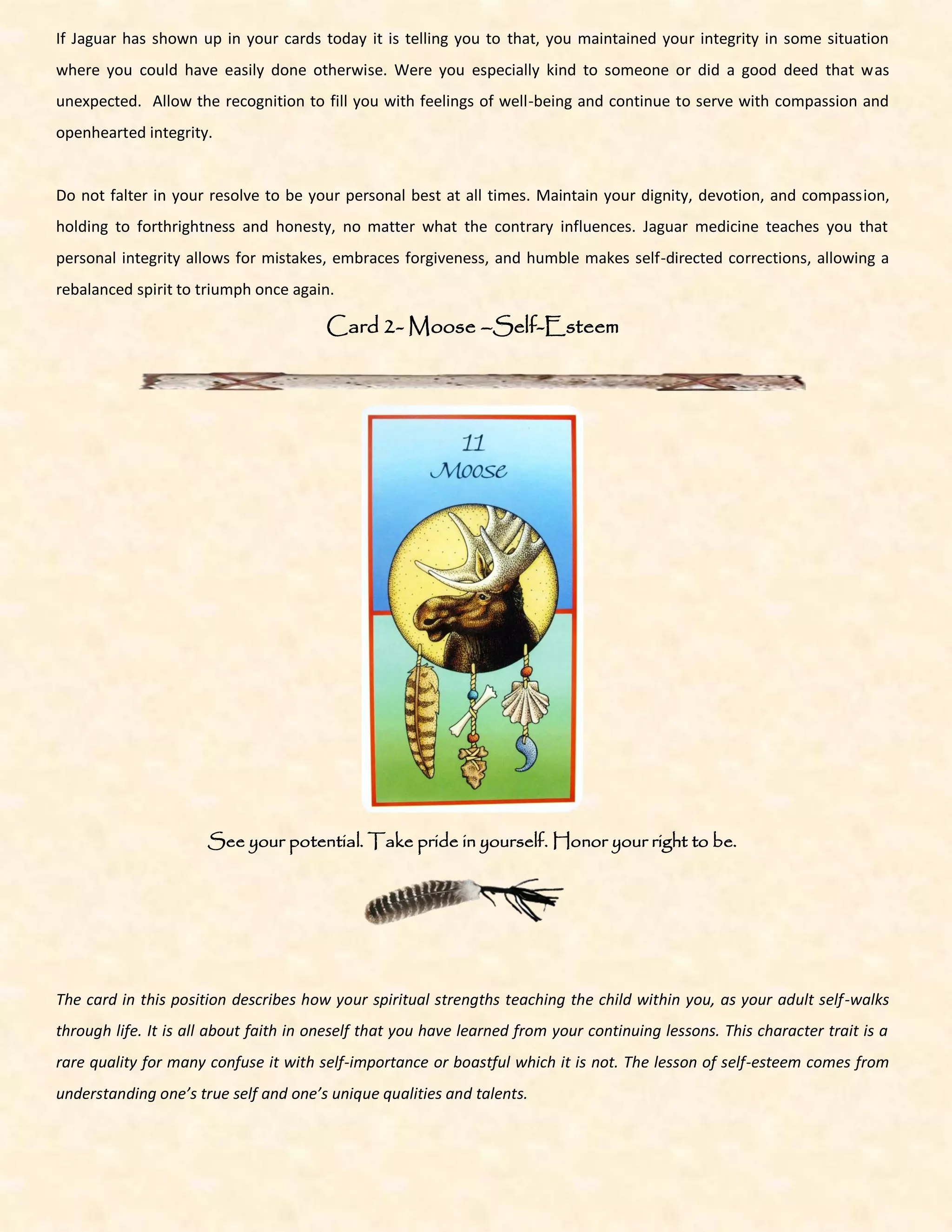 The Medicine wheel reading sample | PDF