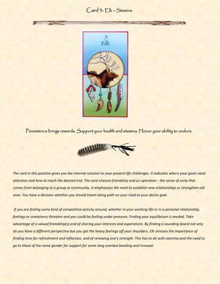 The Medicine wheel reading sample | PDF