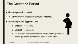 The medicolegal aspects of pregnancy, delivery and abortion | PPTX