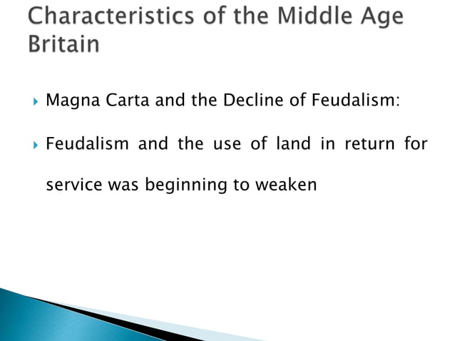 The medieval britain (1066 1485) | PPT