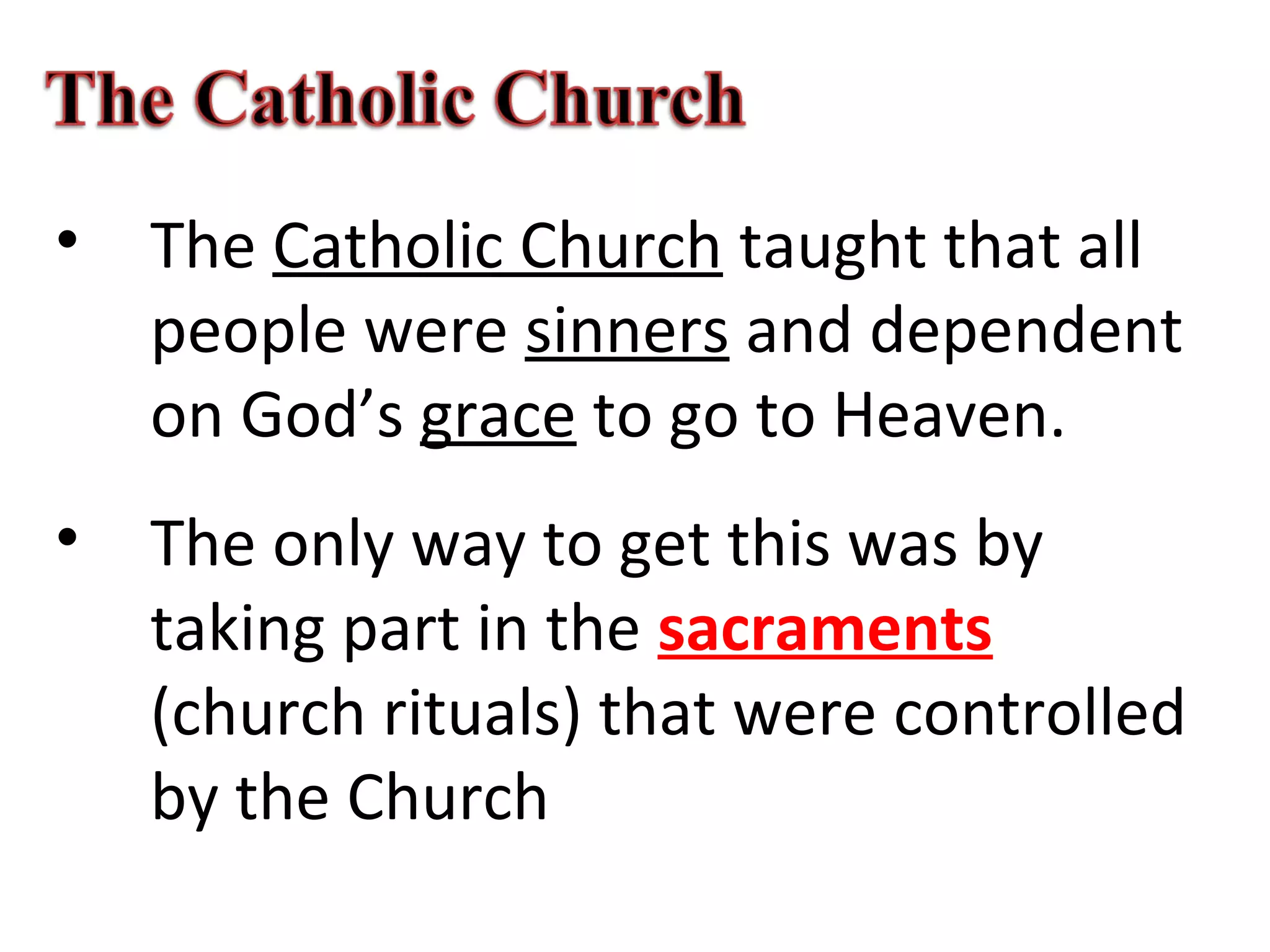 The Medieval Catholic Church | PPT