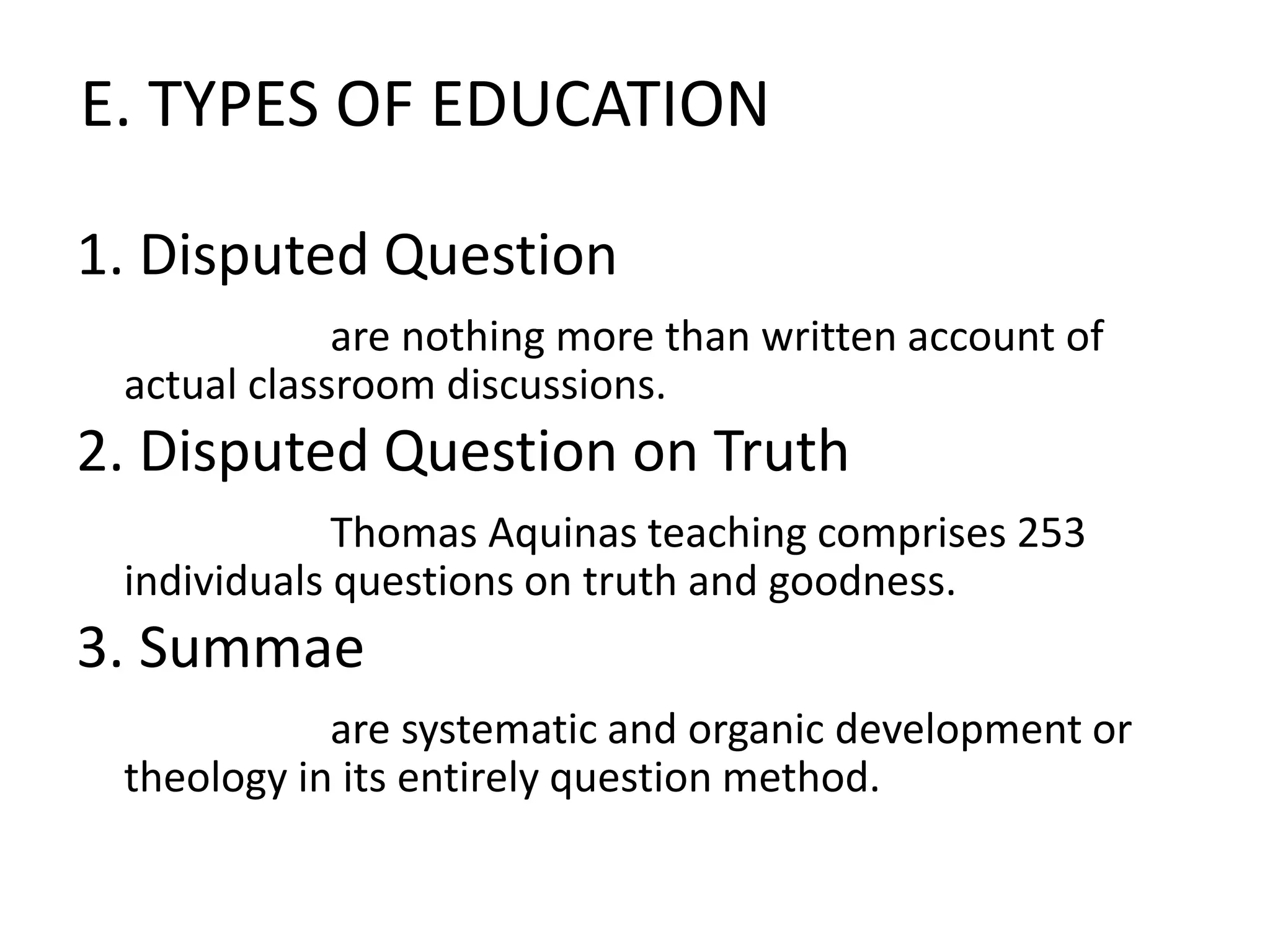 The medieval education (monastic, scholastic, chivalric) | PPTX