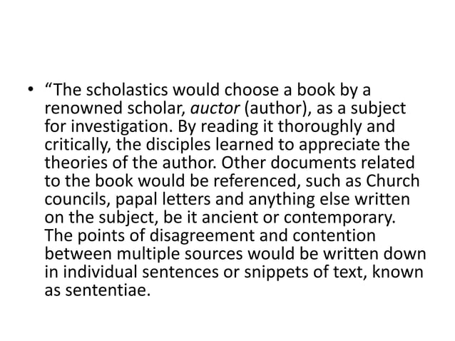 The medieval education (monastic, scholastic, chivalric) | PPTX ...