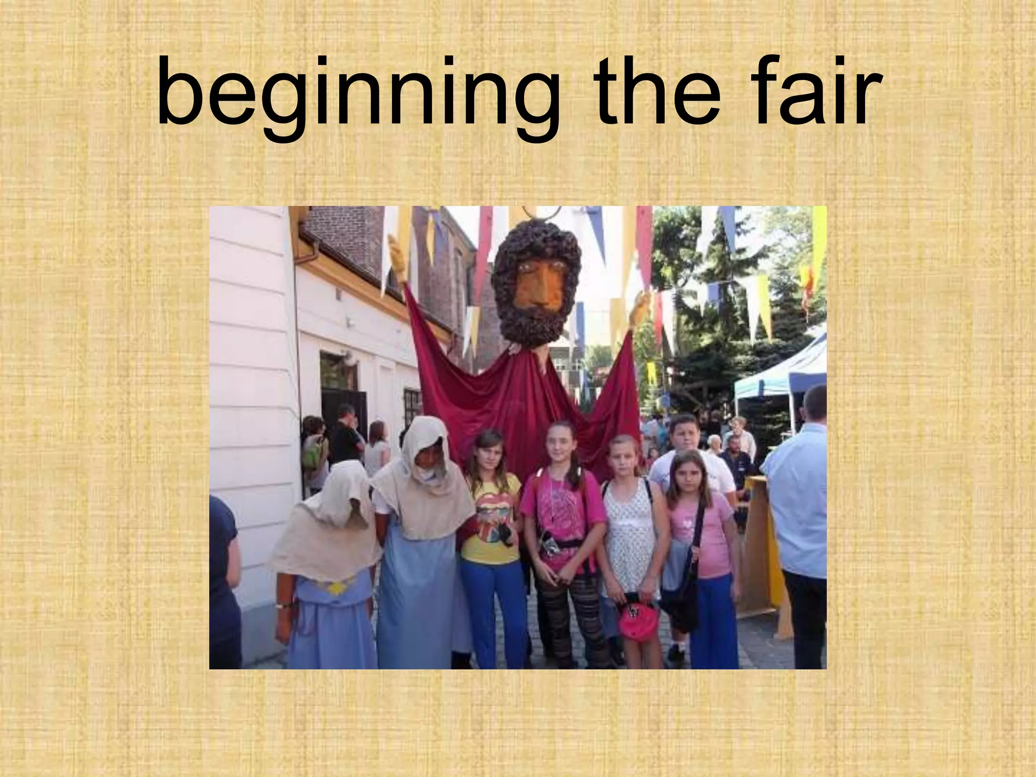 The medieval fair | PPSX