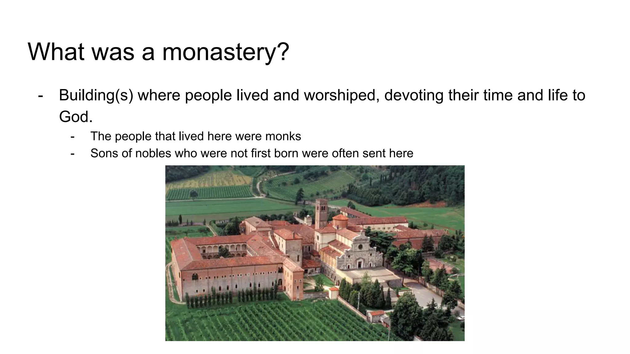 The medieval monastery | PDF