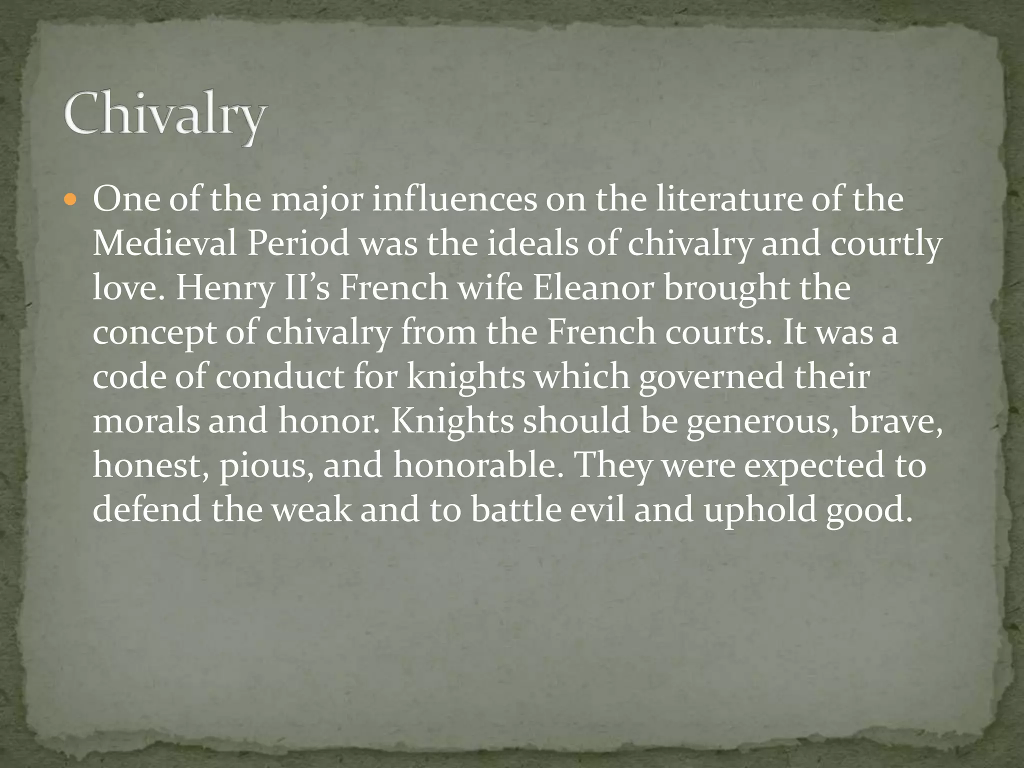 The medieval period | PPT