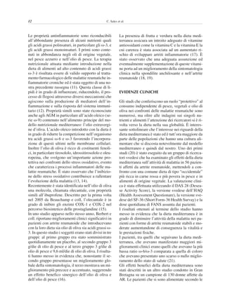 Il modello nutrizionale mediterraneo nelle malattie reumatiche ...