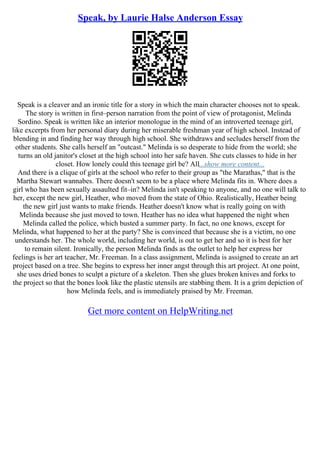 Theme Essay Example | PDF