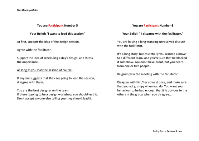 The Meetings Retro Cards | PPT