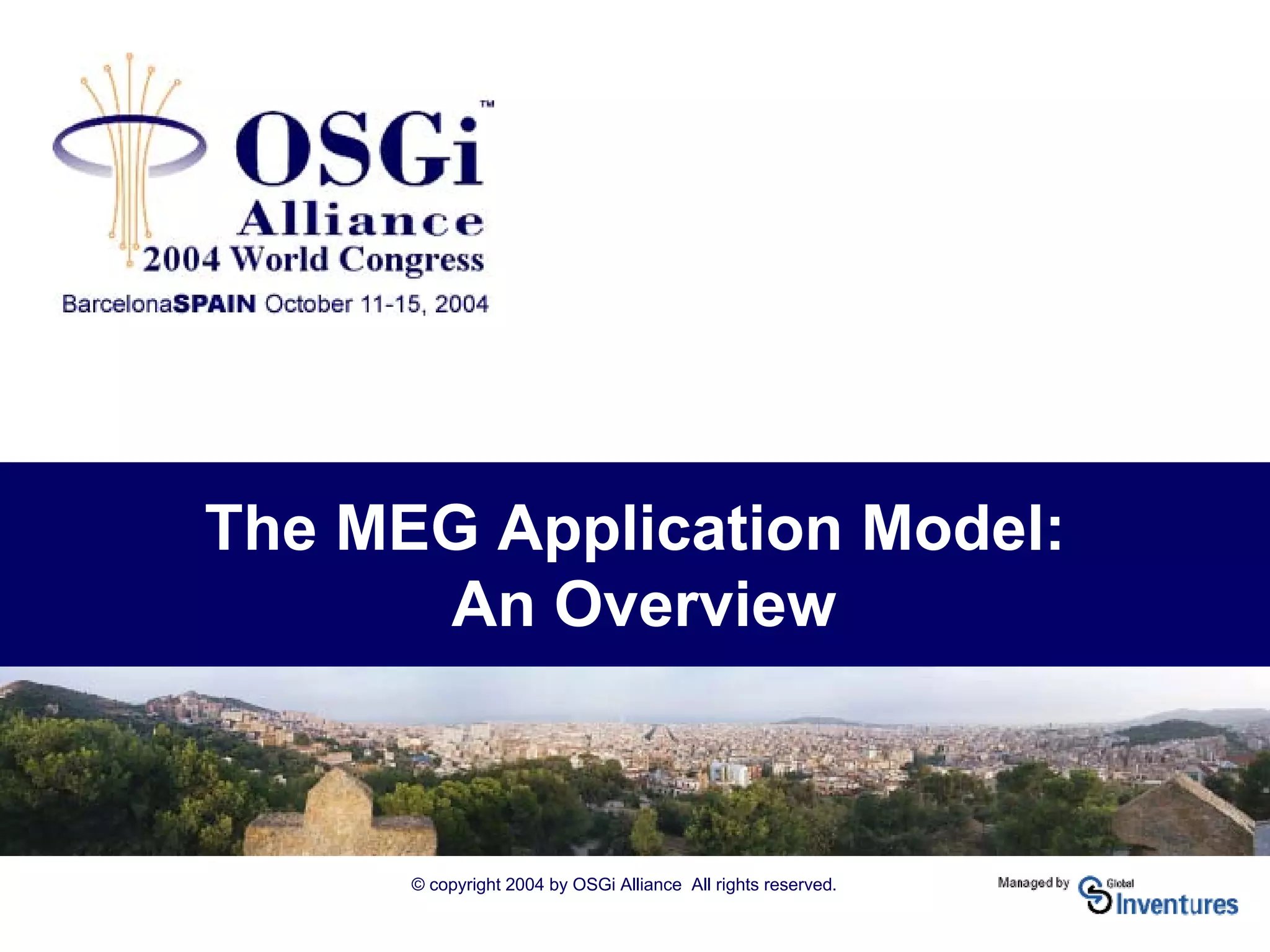 The MEG Application Model - Mark VandenBrink, IBM | PDF