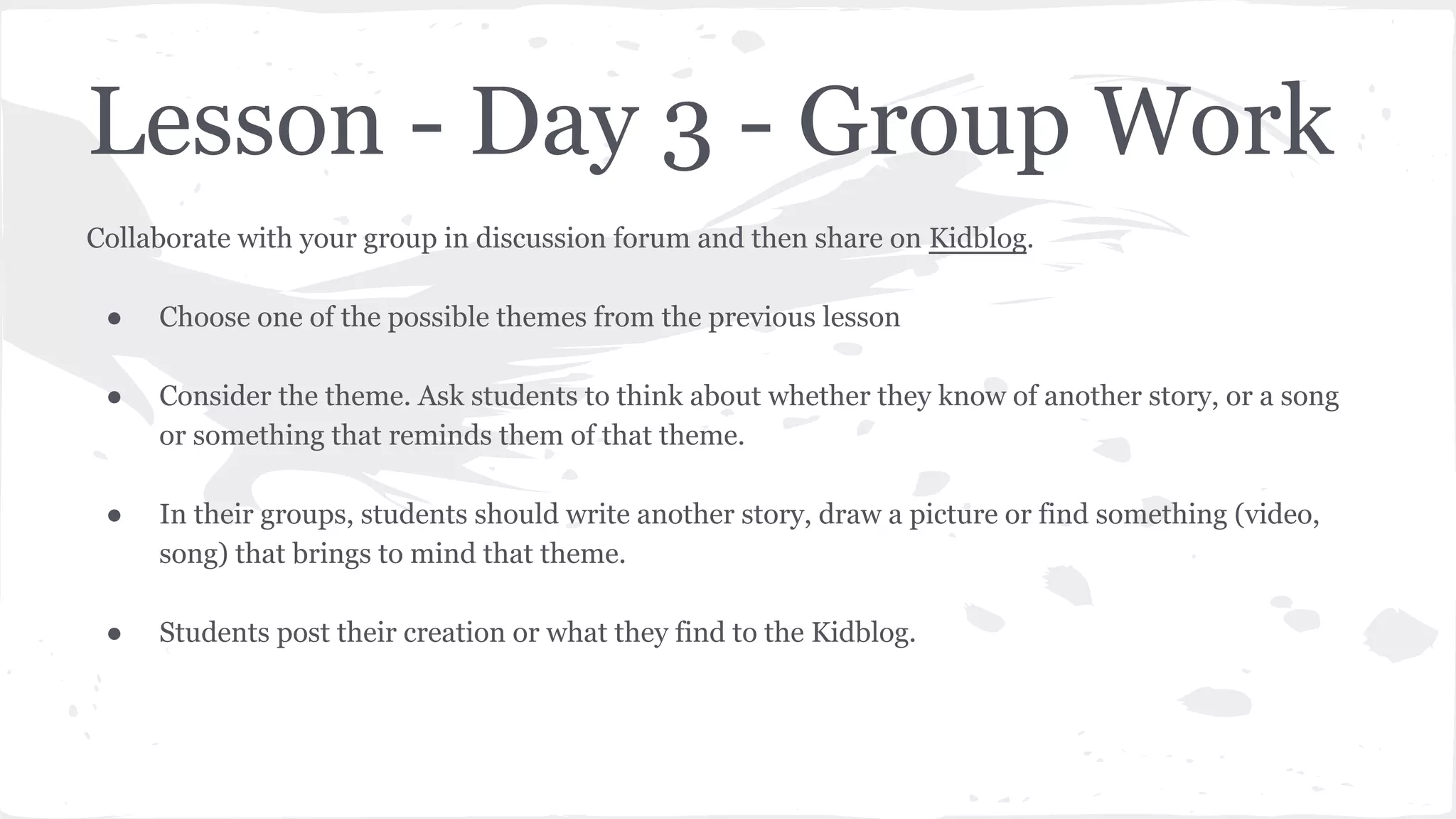 Virtual Lesson Plan: Theme | PDF