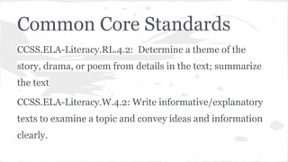 Virtual Lesson Plan: Theme | PDF