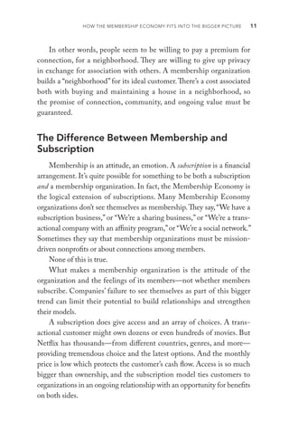 The Membership Economy Sample Chapter | PDF