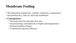 The Membrane Filtration of wastestream.pdf
