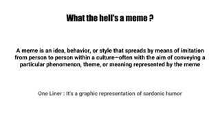 The Meme Theory | PPTX