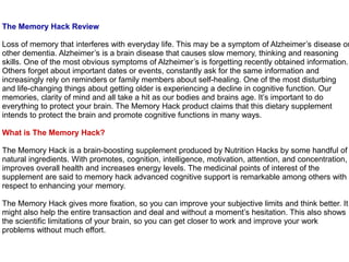 The memory hack | PPT