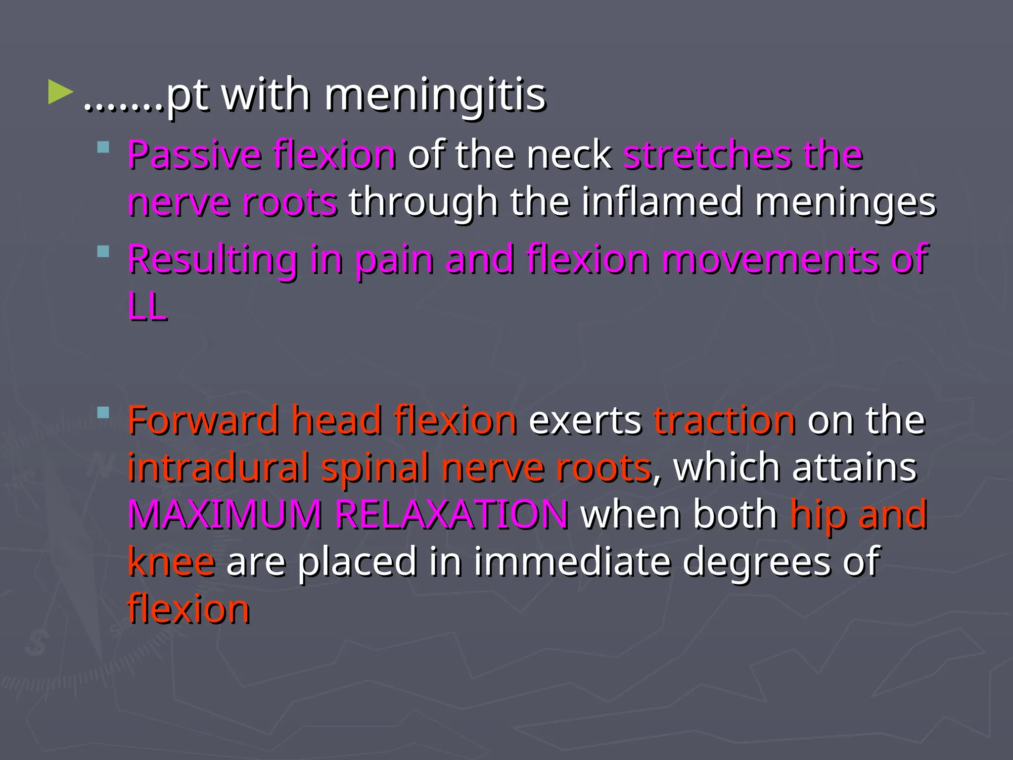 THE MENINGEAL SIGNS, Kernig and Brudzniski.ppt