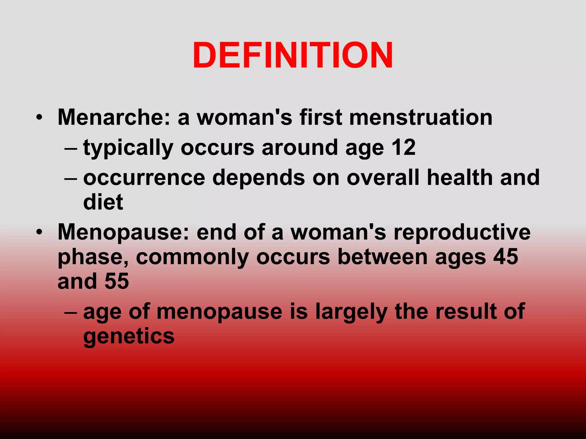 The menstrual cycle | PPTX
