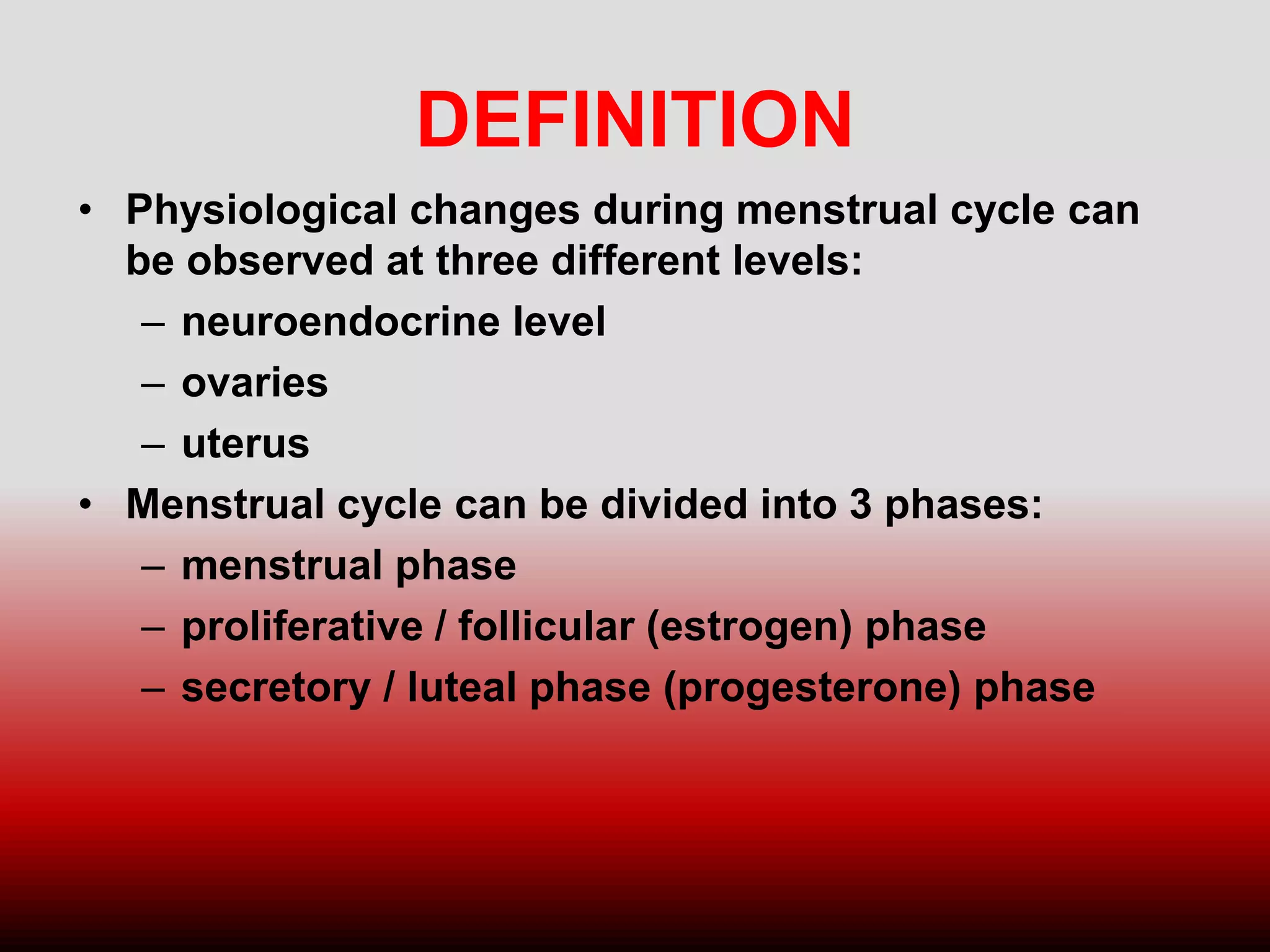 The menstrual cycle | PPTX