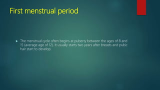 The menstrual cycle 15.02.2021