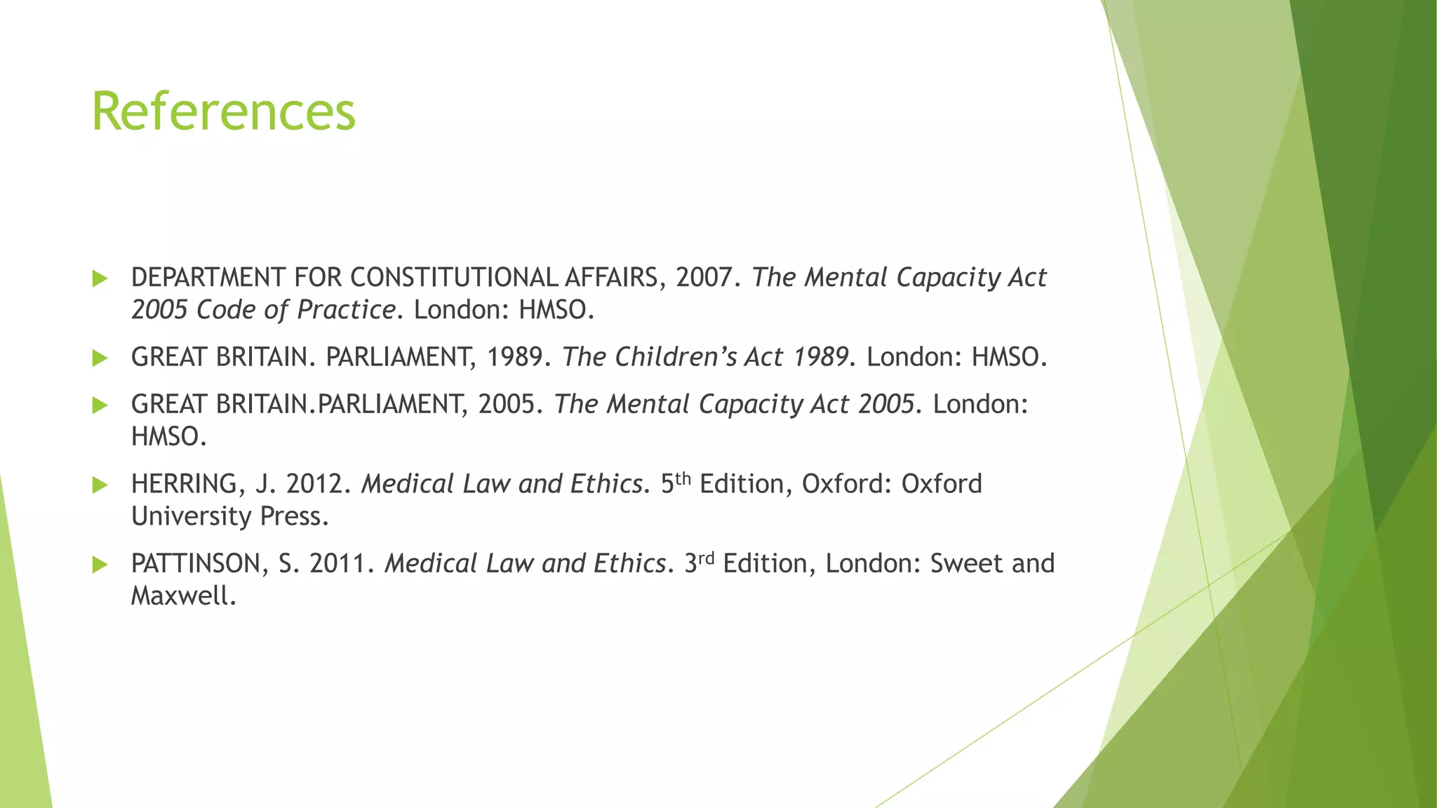 The mental capacity act | PPTX