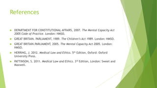 The mental capacity act | PPTX