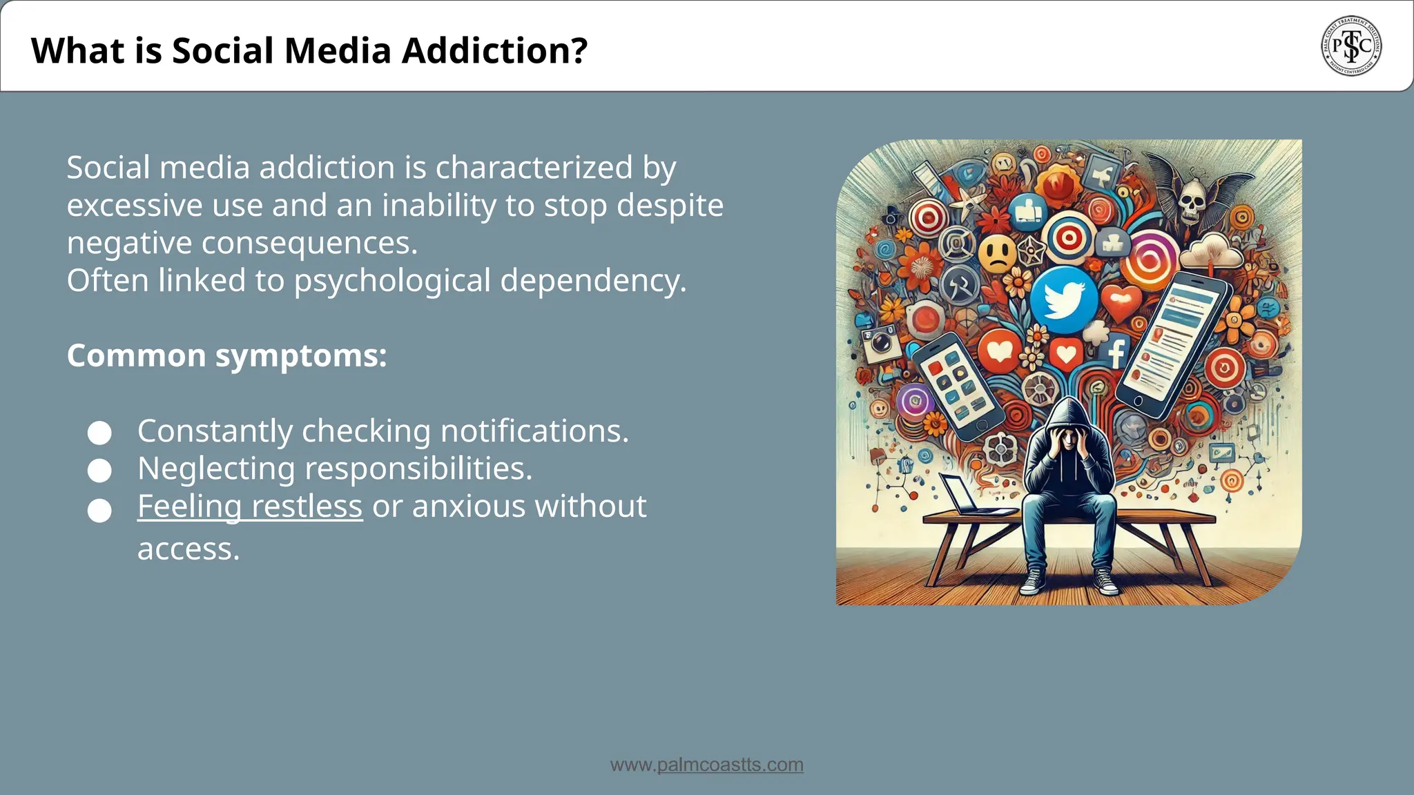 Social Media Addiction: How It Impacts Mental Health | PPTX