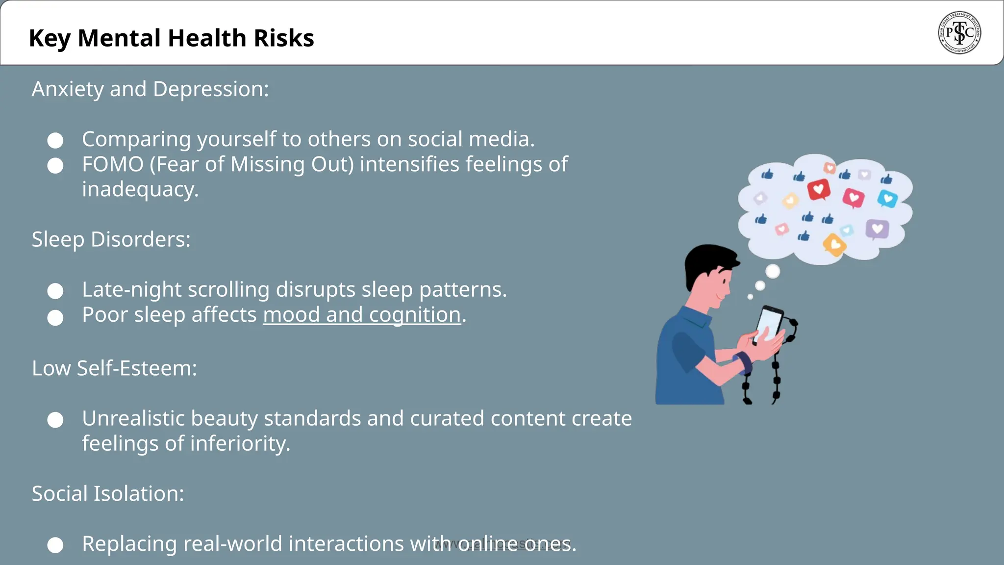 Social Media Addiction: How It Impacts Mental Health | PPTX