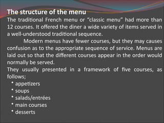 Appetize your audience with this delicious "Menu of Food" PowerPoint ...