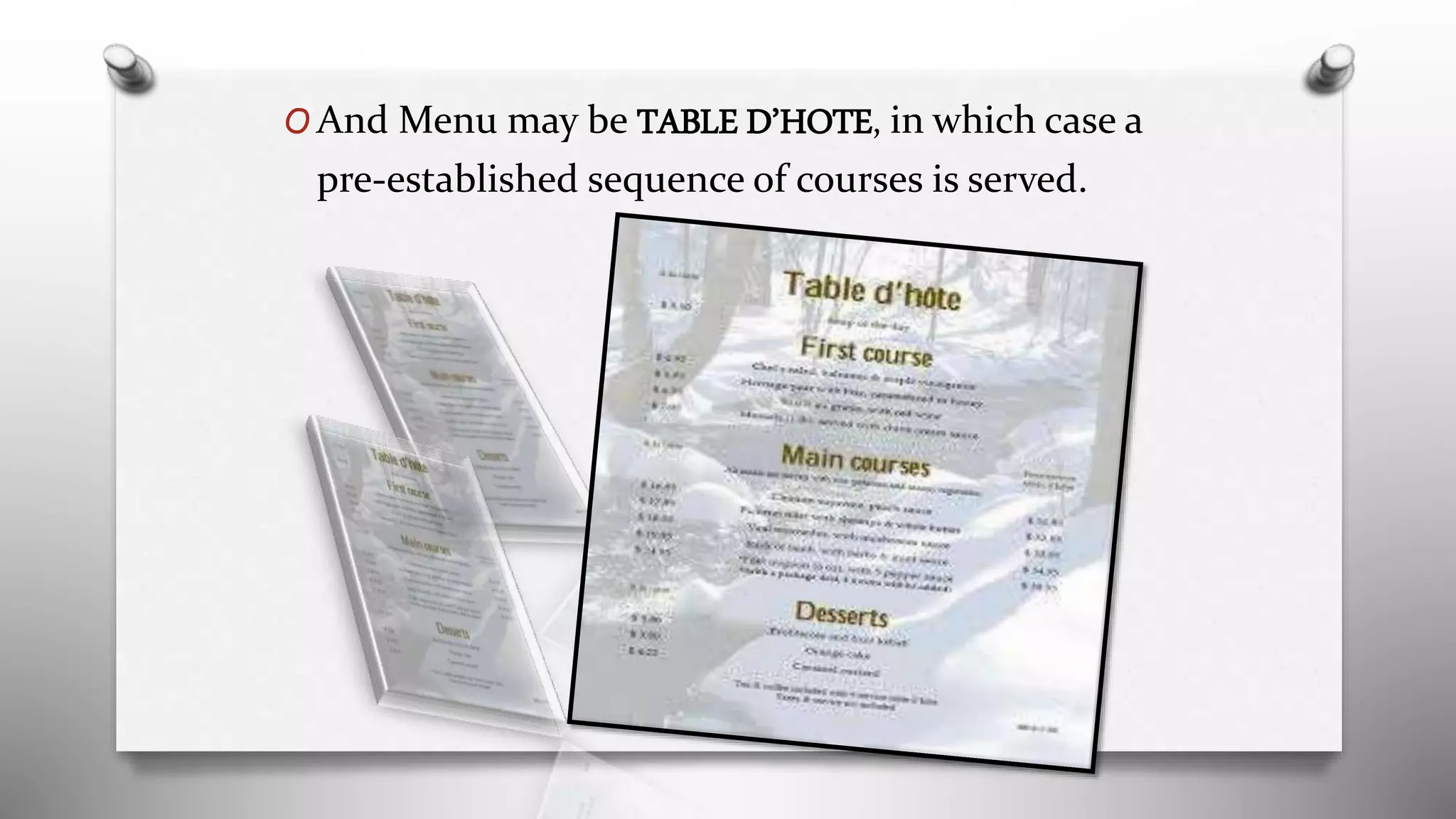 The-Menu-and-its-courses | PPTX