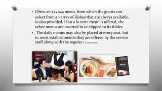 The-Menu-and-its-courses | PPTX