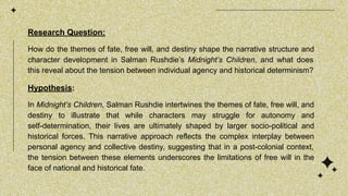 Theme of Fate Free will and Destiny in Midnight's Children .pdf